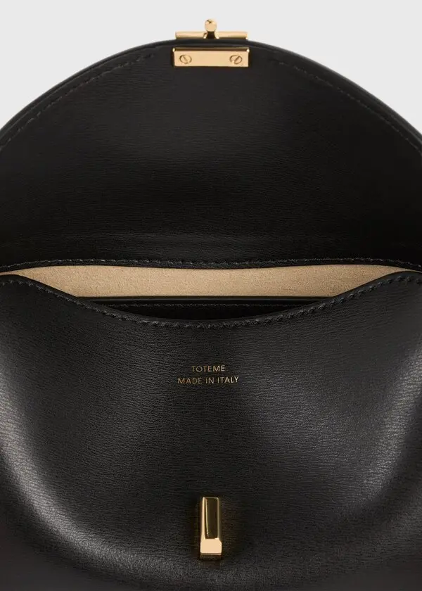 TOTEME Mini T-lock Leather Clutch