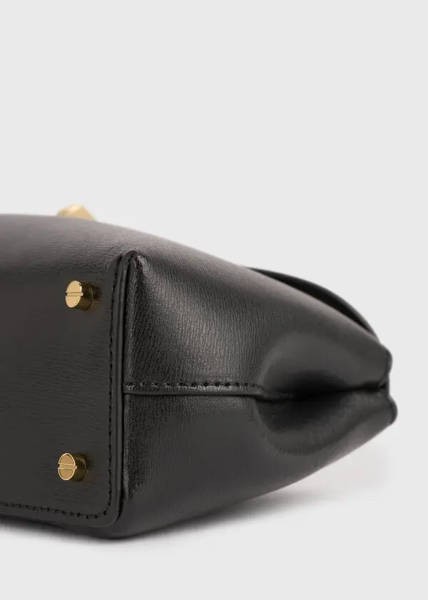 TOTEME Mini T-lock Leather Clutch