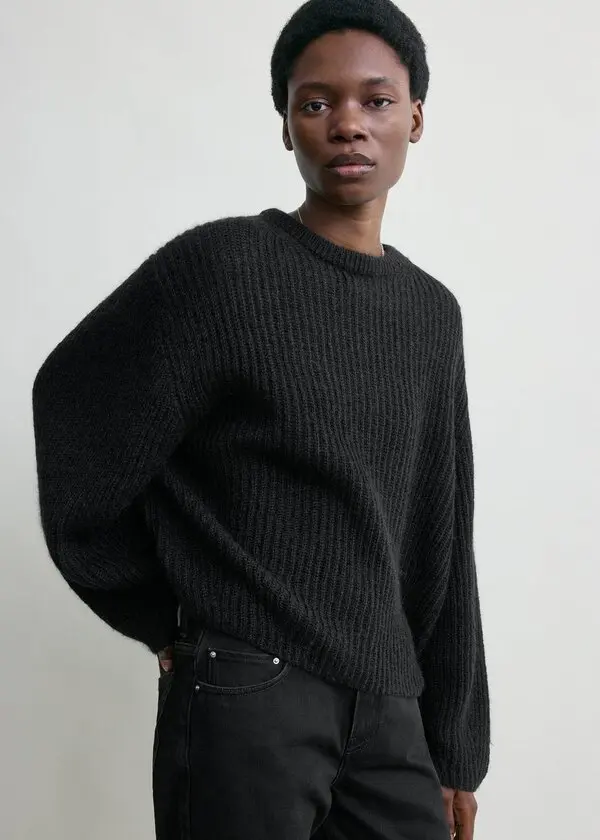 TOTEME Mohair Blend Rib Knit