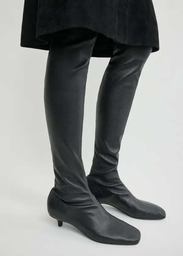 TOTEME Day Nappa Knee-high Boots