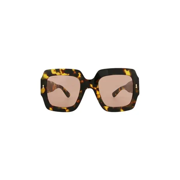 Gucci Square Frame Sunglasses 'havana