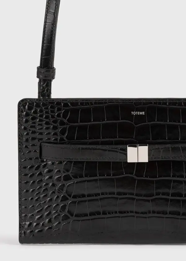 TOTEME Belted Croco-embossed Crossbody