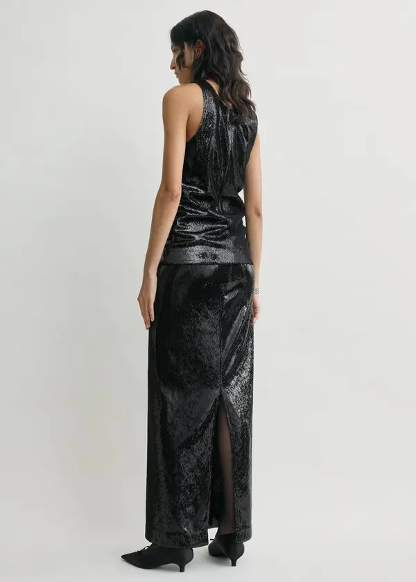 TOTEME Curved Sequin Tank
