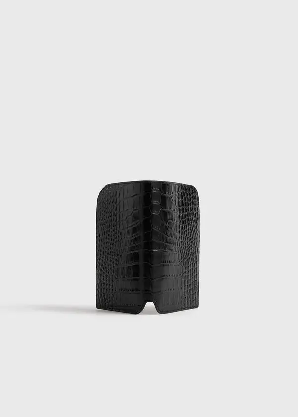 TOTEME Croco-embossed Passport Holder