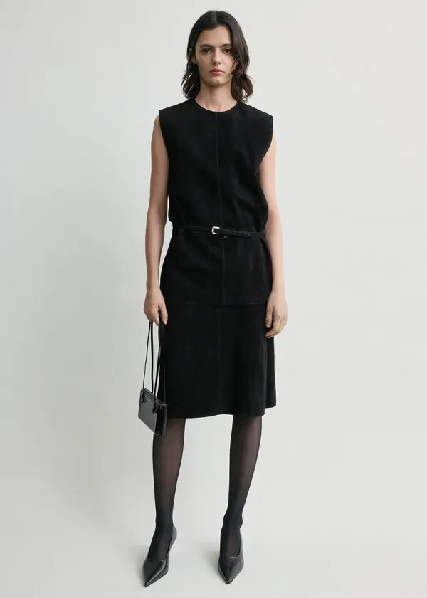TOTEME Belted Suede Top