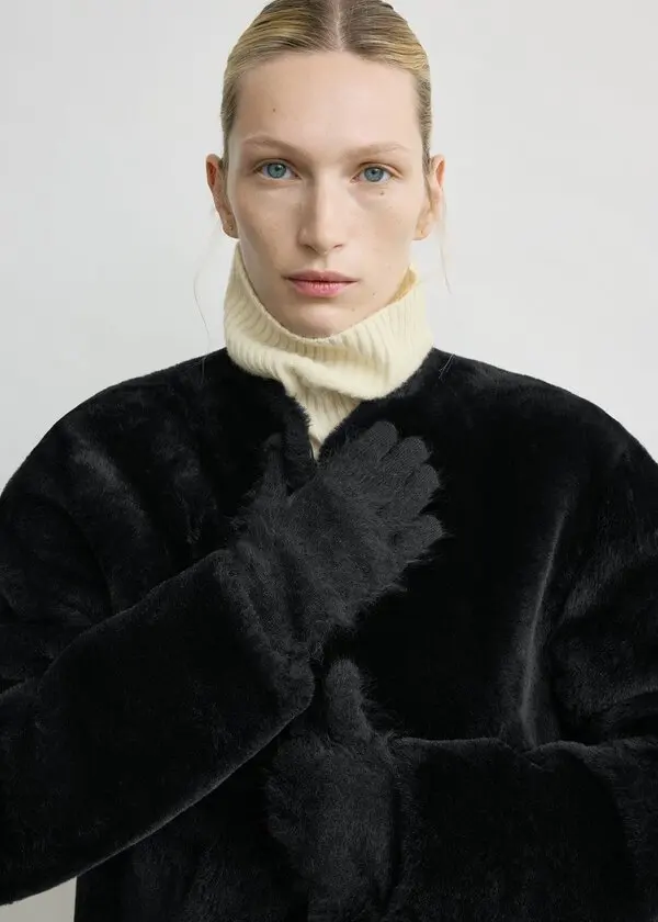 TOTEME Brushed Cashmere Gloves