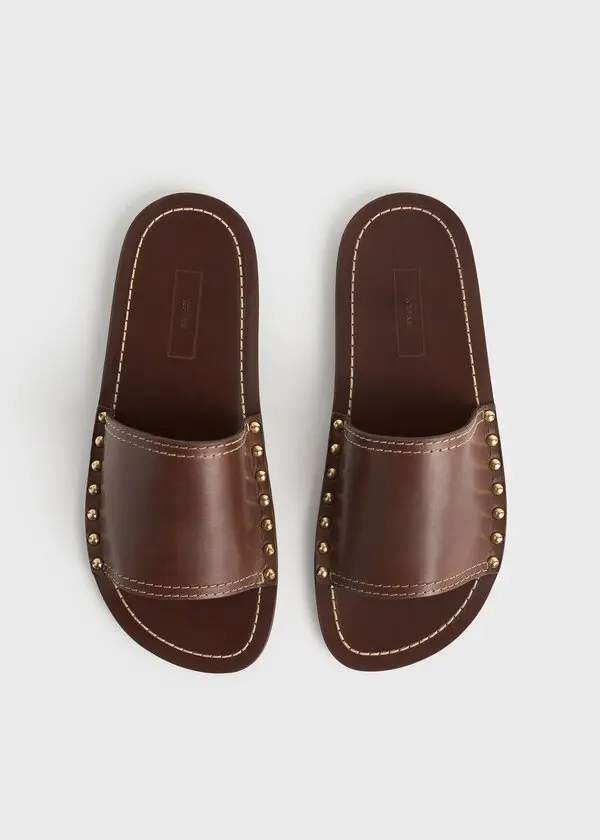 TOTEME Studded Leather Slides
