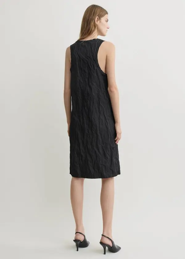 TOTEME Crinkled Cotton Tank Dress
