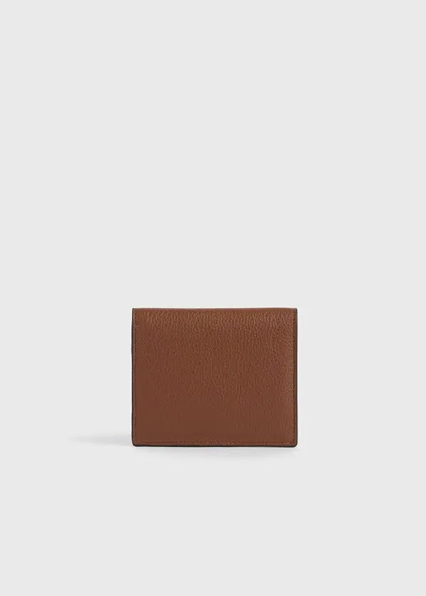 TOTEME T-lock Grained-leather Cardholder