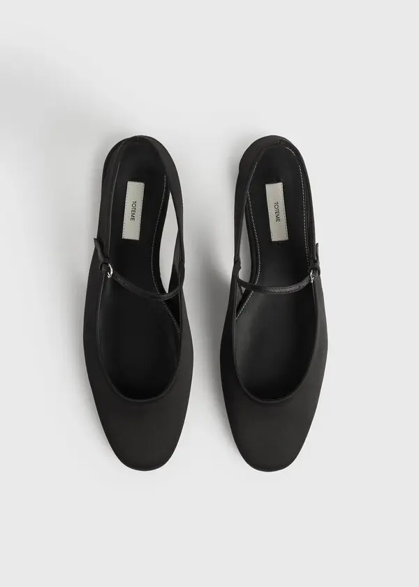 TOTEME Slingback Satin Mary Janes