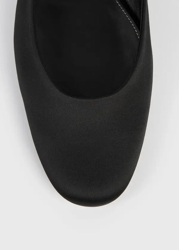 TOTEME Slingback Satin Mary Janes