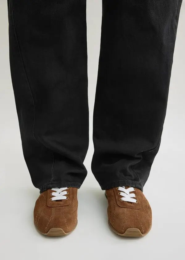 TOTEME Flex Suede Sneakers