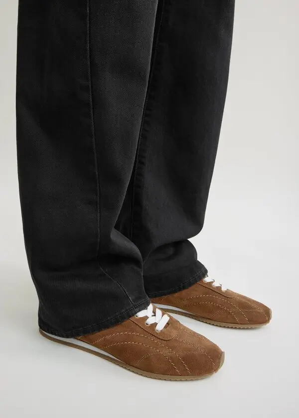 TOTEME Flex Suede Sneakers
