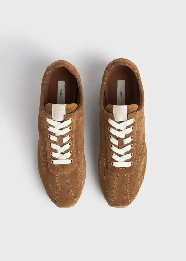 TOTEME Flex Suede Sneakers