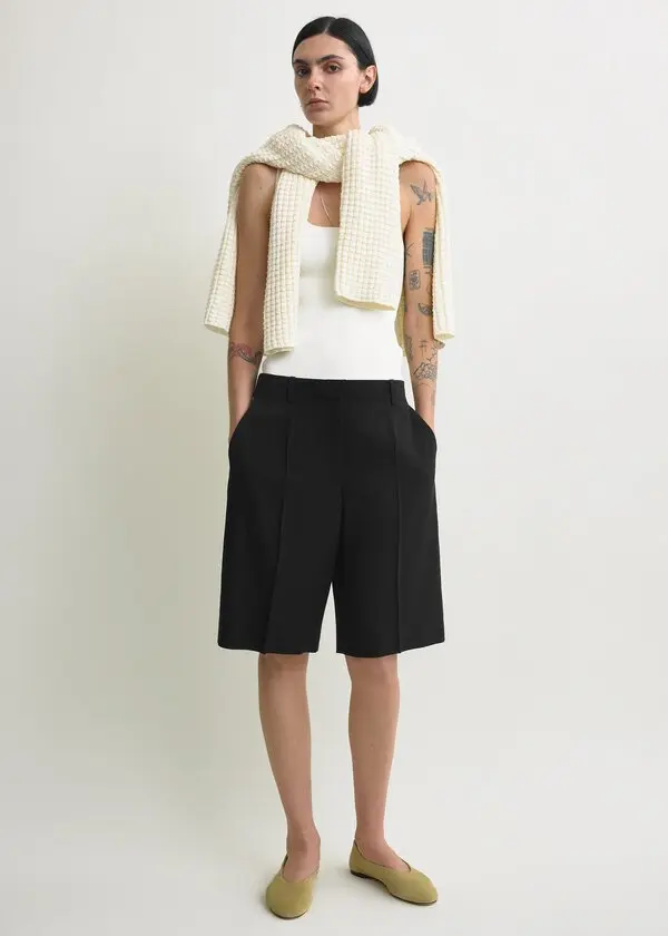 TOTEME Wide Fluid Shorts