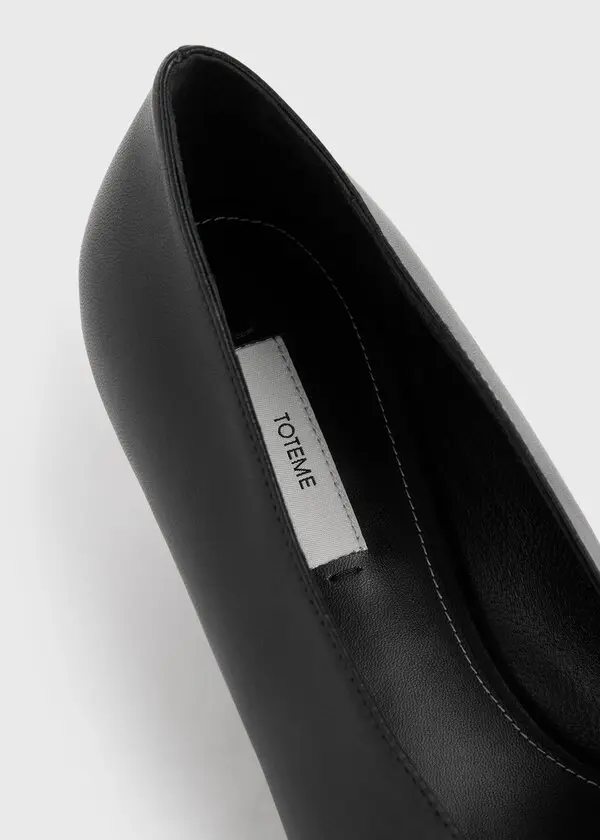 TOTEME Sharp Nappa Kitten Pumps