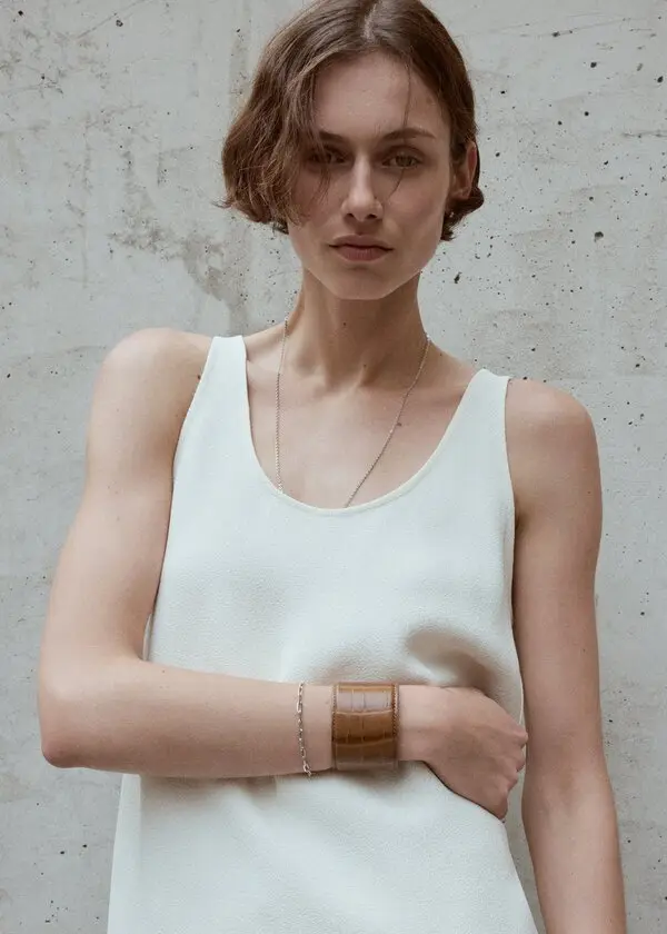 TOTEME Croco-embossed Cuff