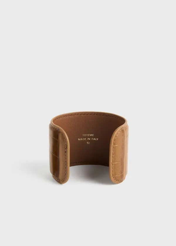 TOTEME Croco-embossed Cuff