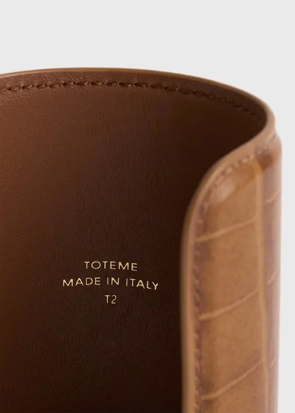 TOTEME Long Croco-embossed Cuff