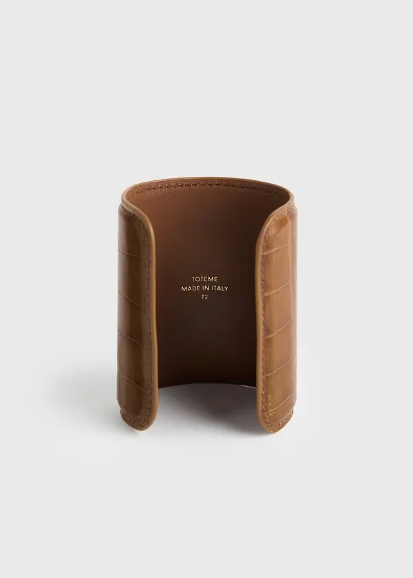 TOTEME Long Croco-embossed Cuff