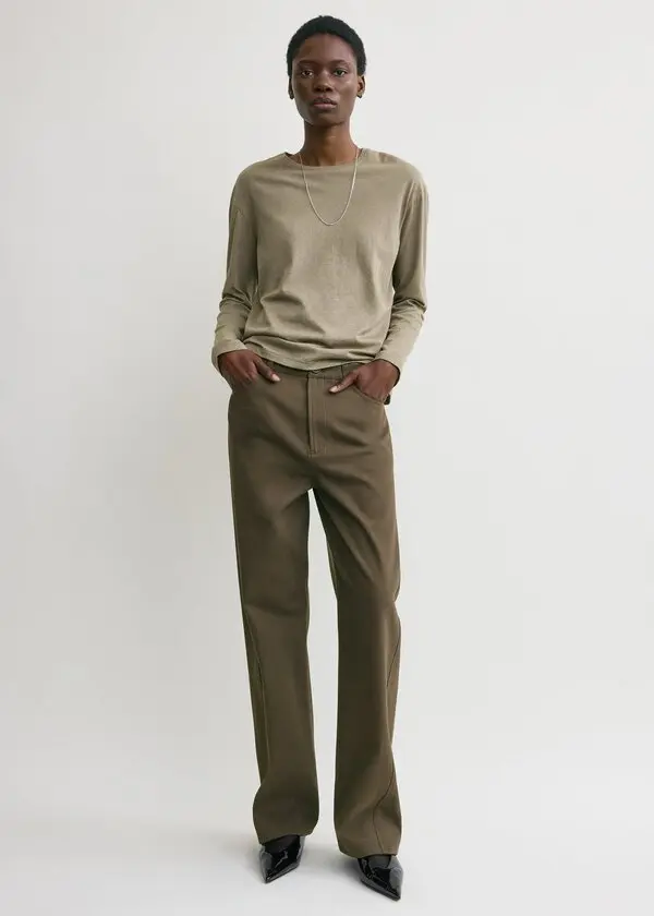 TOTEME Relaxed Twisted Trousers