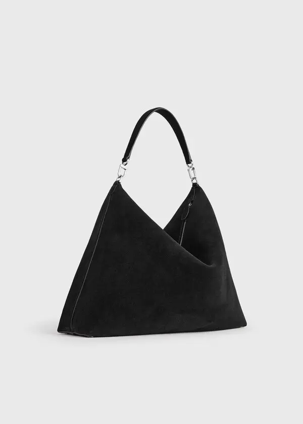 TOTEME Bevel Suede Bag
