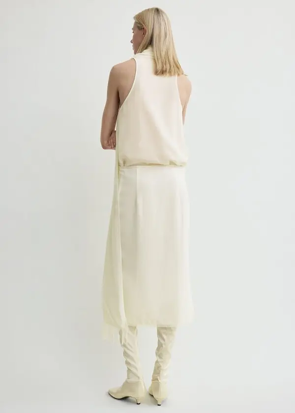 TOTEME Fringed Scarf Dress