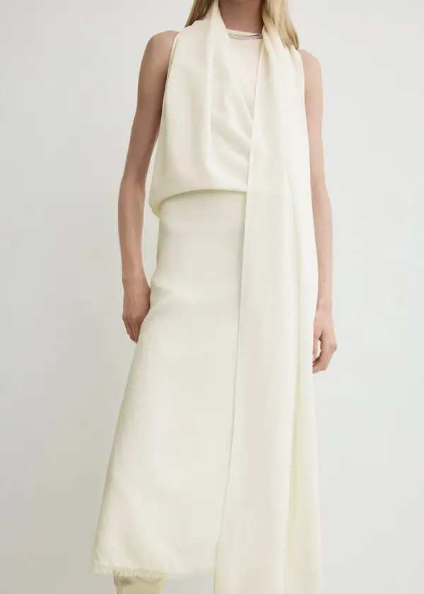 TOTEME Fringed Scarf Dress
