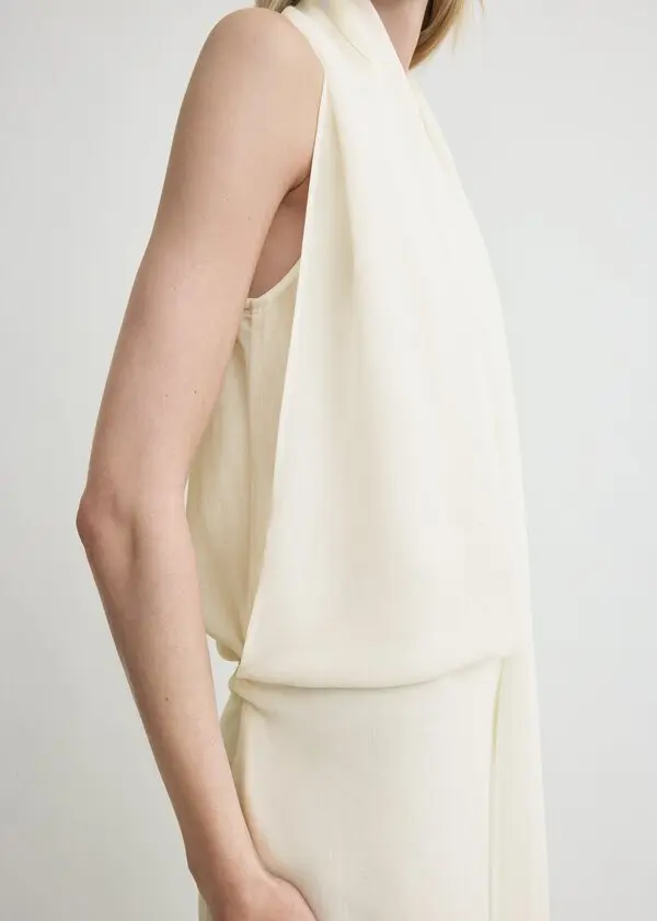 TOTEME Fringed Scarf Dress