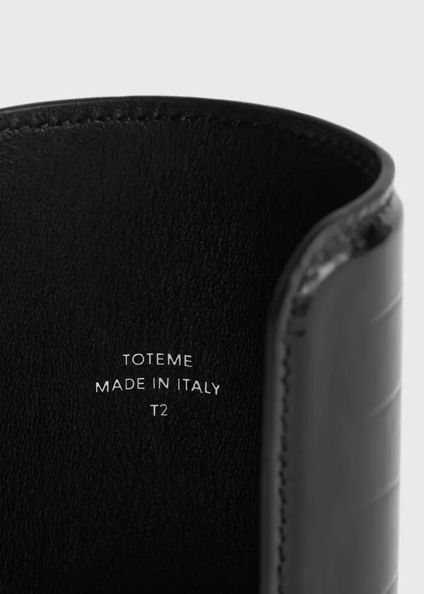 TOTEME Long Croco-embossed Cuff