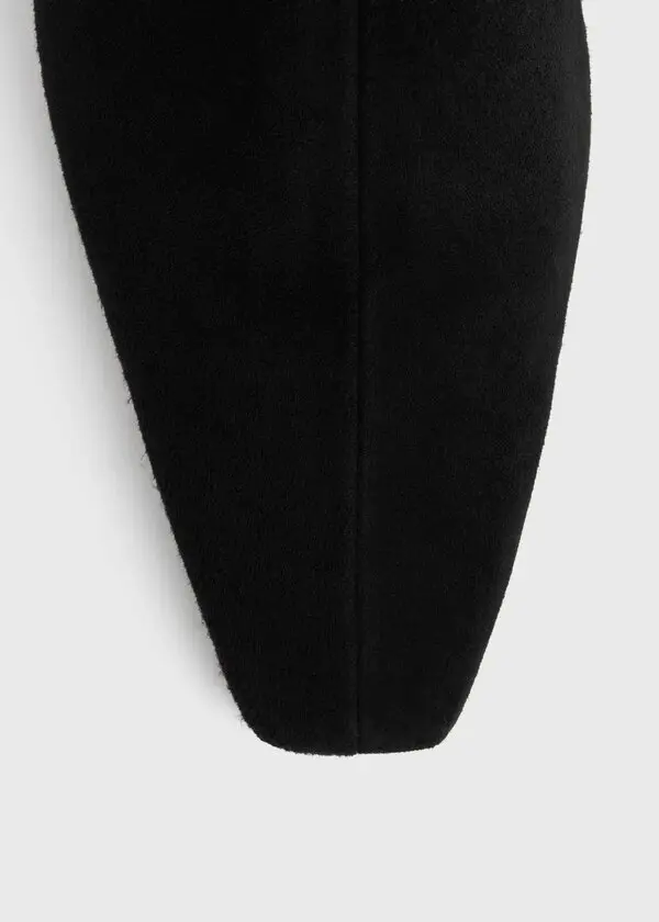 TOTEME Zipped Suede Chelsea Boots