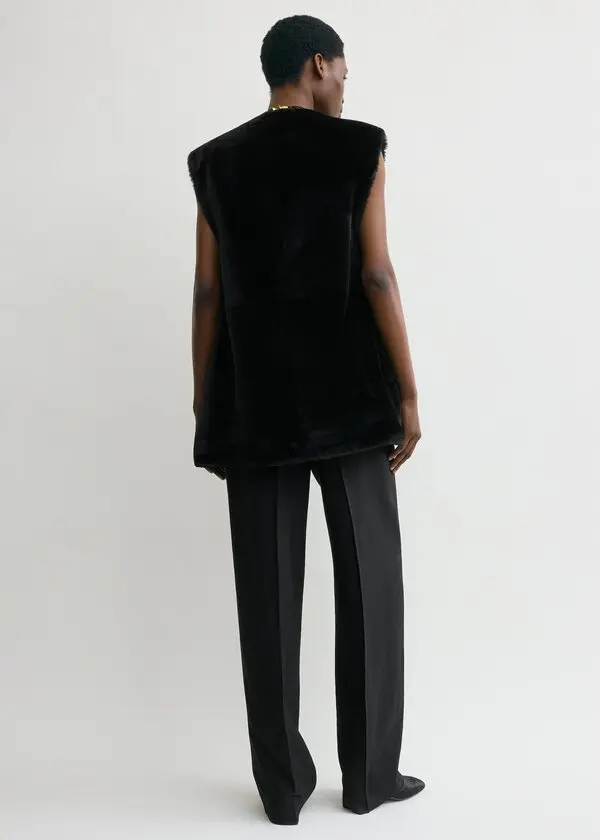 TOTEME Plush Shearling Vest