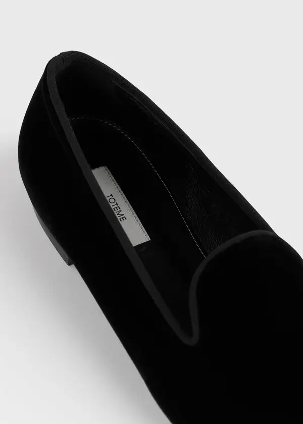 TOTEME Velvet Loafers