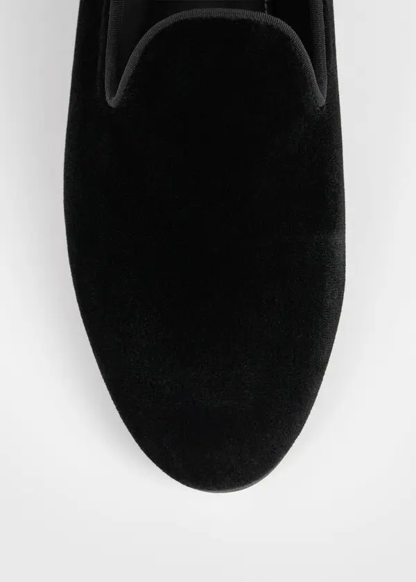 TOTEME Velvet Loafers