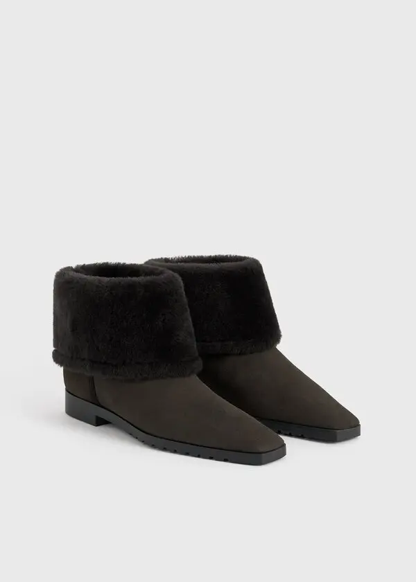TOTEME Fold-down Shearling Boots