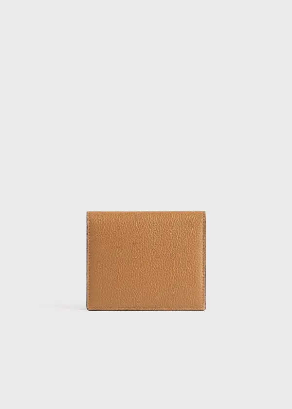 TOTEME T-lock Grained-leather Cardholder