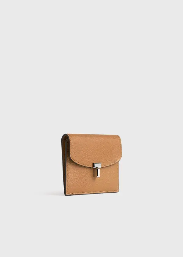 TOTEME T-lock Grained-leather Cardholder