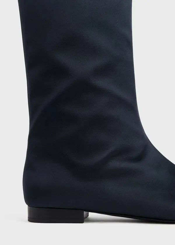 TOTEME Satin Ankle Boots