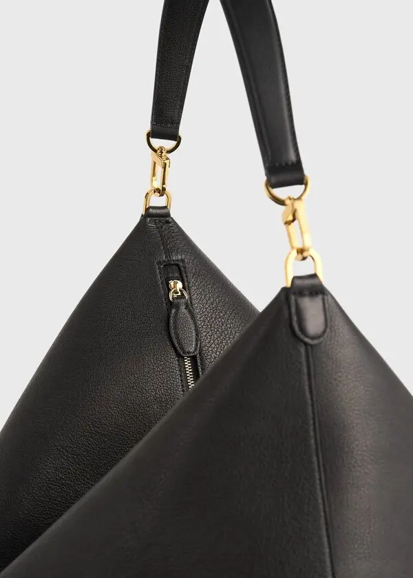 TOTEME Bevel Grained-leather Bag