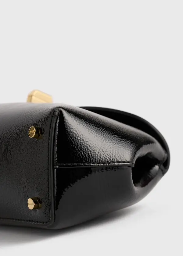 TOTEME Mini T-lock Naplack Clutch