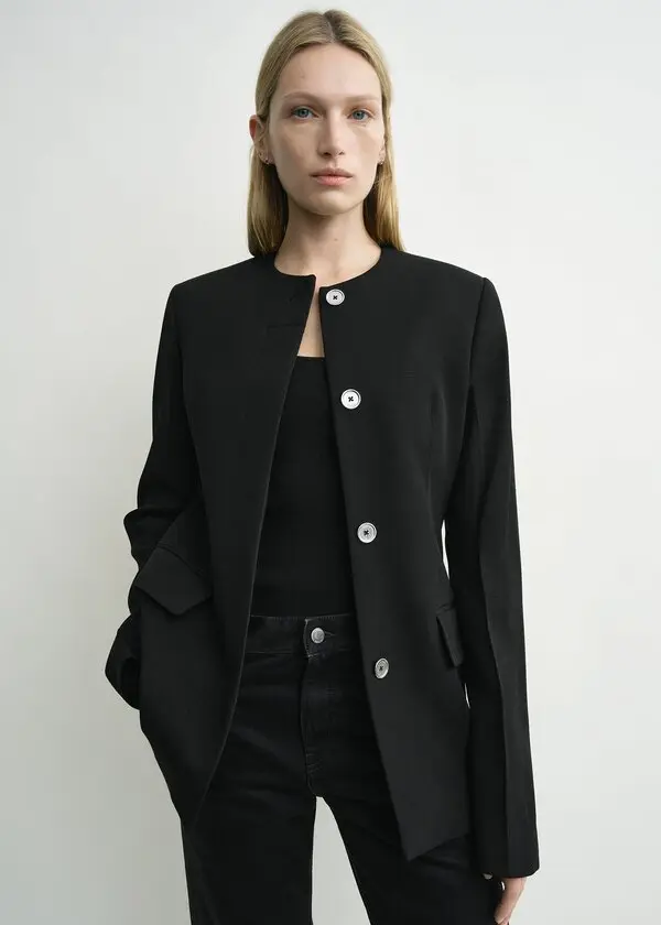 TOTEME Collarless Evening Jacket