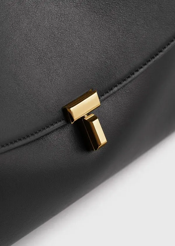 TOTEME T-lock Leather Satchel