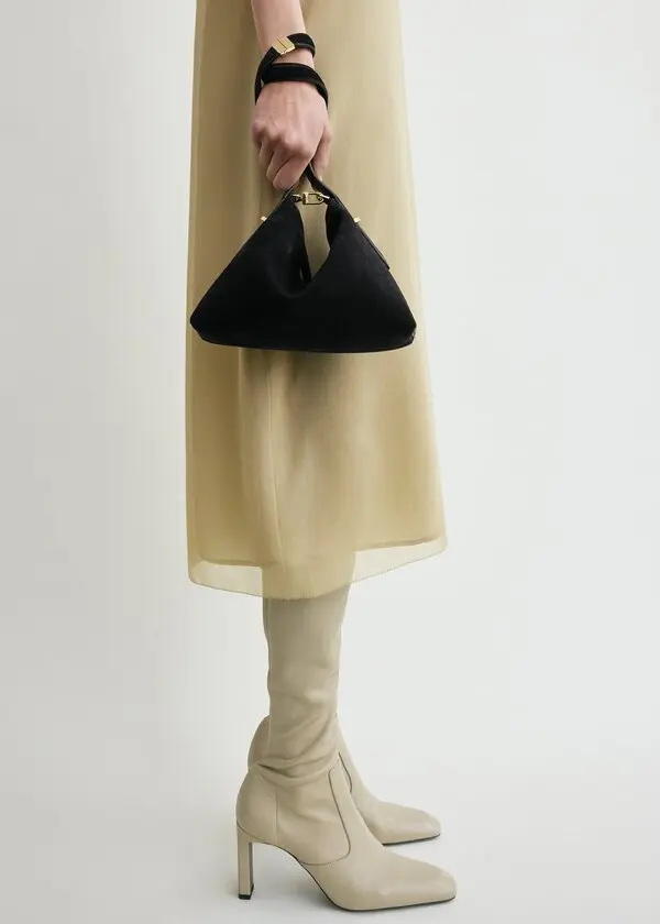 TOTEME Bevel Suede Wristlet