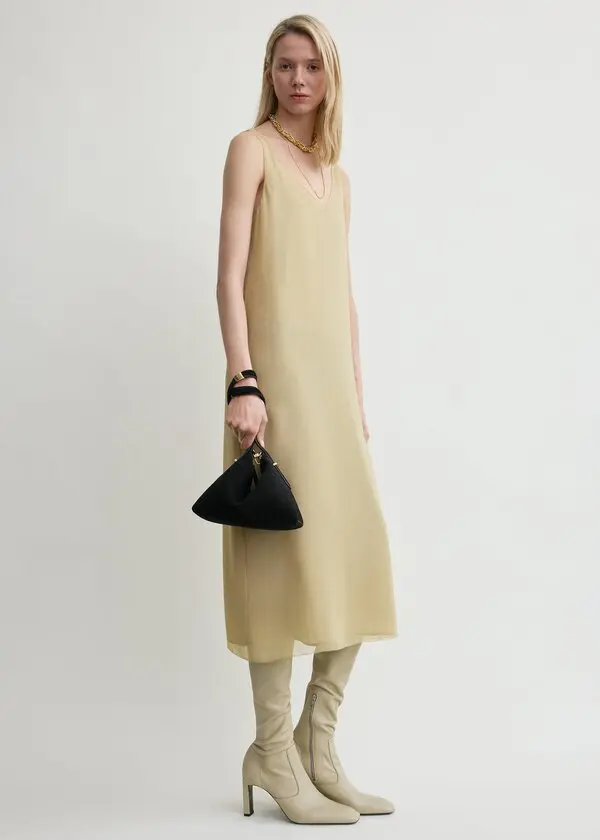 TOTEME Bevel Suede Wristlet