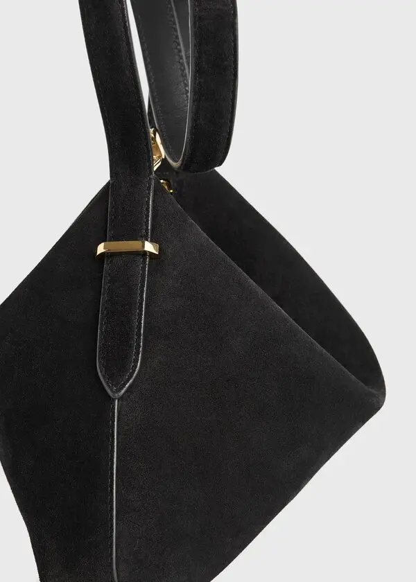 TOTEME Bevel Suede Wristlet