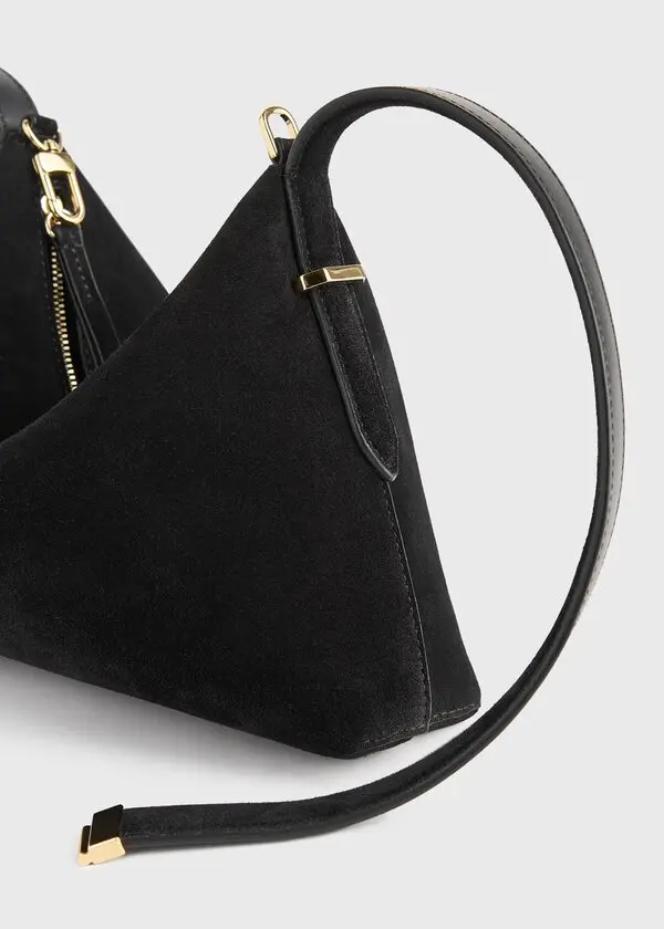 TOTEME Bevel Suede Wristlet