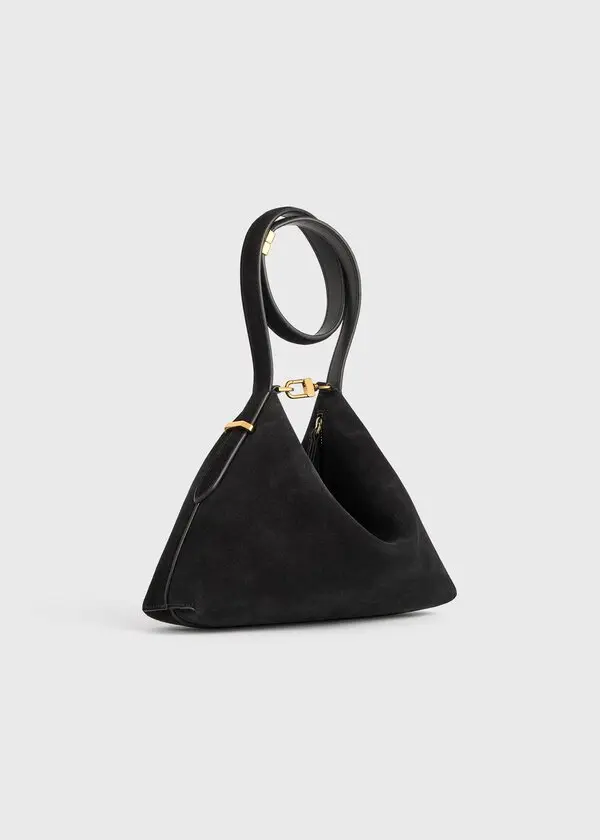 TOTEME Bevel Suede Wristlet