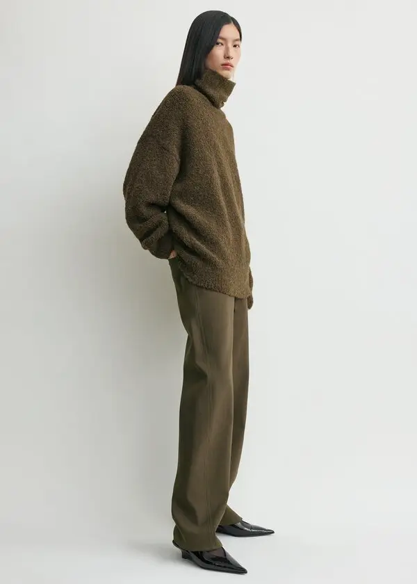 TOTEME Bouclé Turtleneck