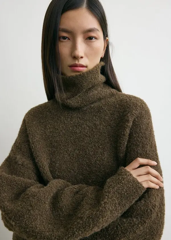 TOTEME Bouclé Turtleneck