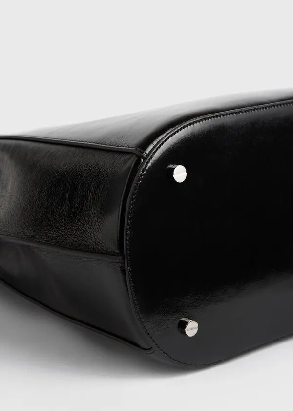 TOTEME Belted Naplack Bucket Bag